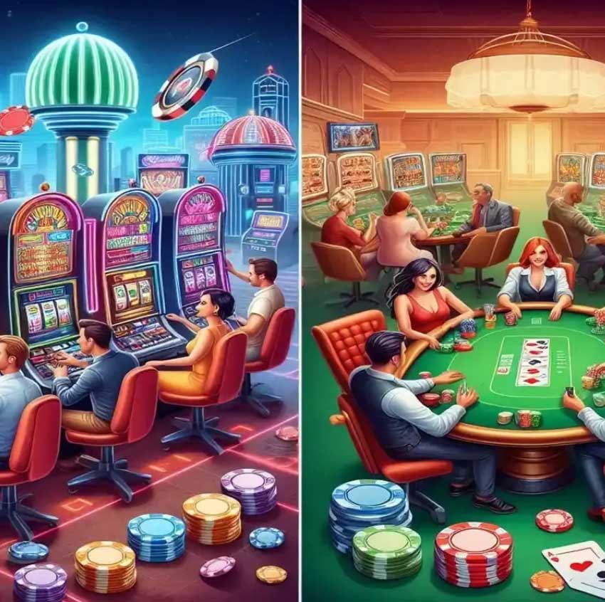 Slots vs Table Games: What's the Difference? - Choctaw Slots